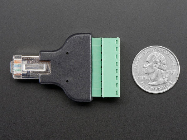 Ethernet RJ45 Male Plug Terminal Block - Elmwood Electronics