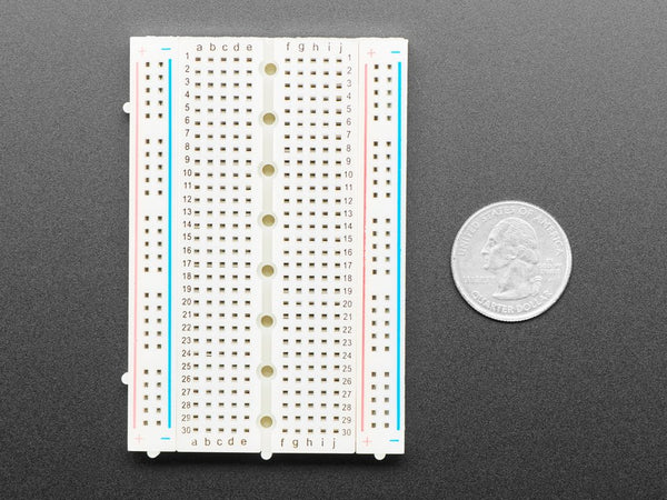 Half-Size Breadboard with Mounting Holes - Elmwood Electronics