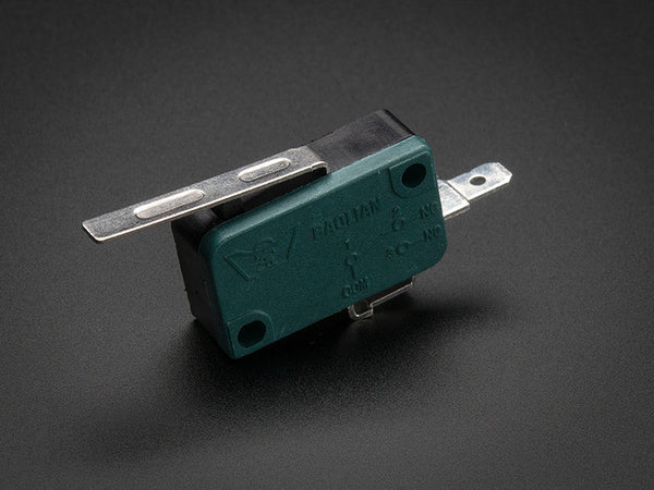 Micro Switch w/Lever - 2 Terminal - Elmwood Electronics